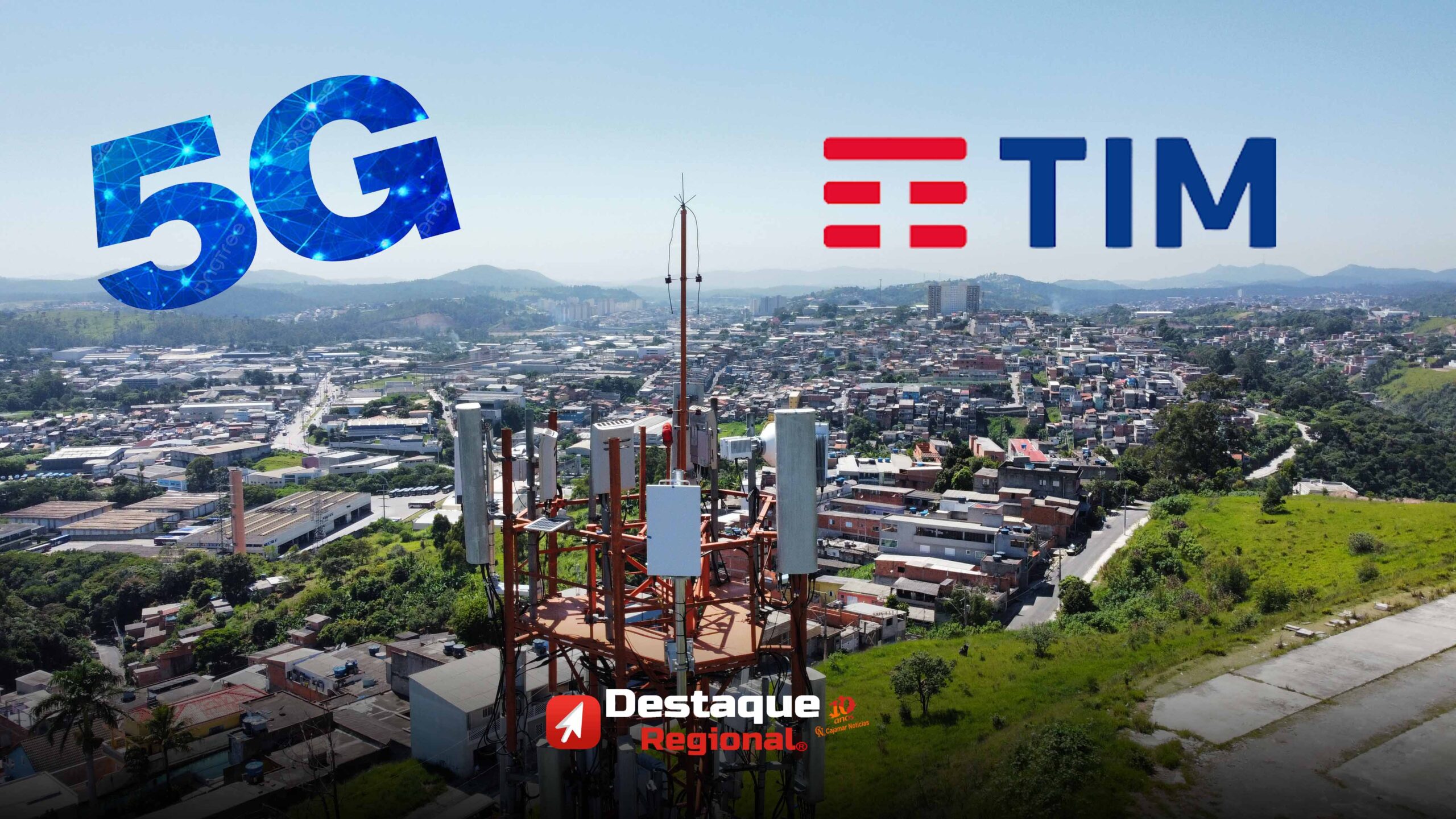 TIM começa ativar 5G em toda Santana de Parnaíba