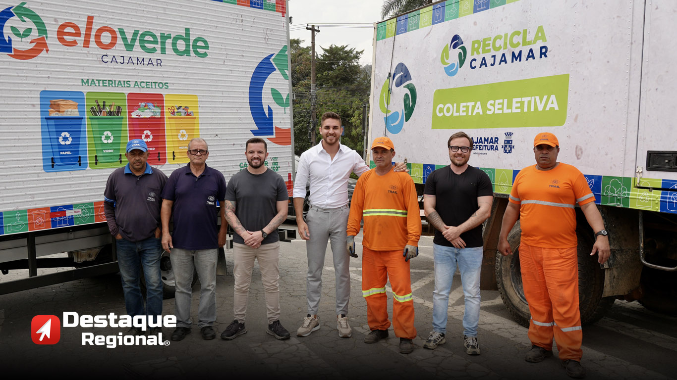 Prefeito Kauan lança coleta seletiva em Cajamar - Destaque Regional